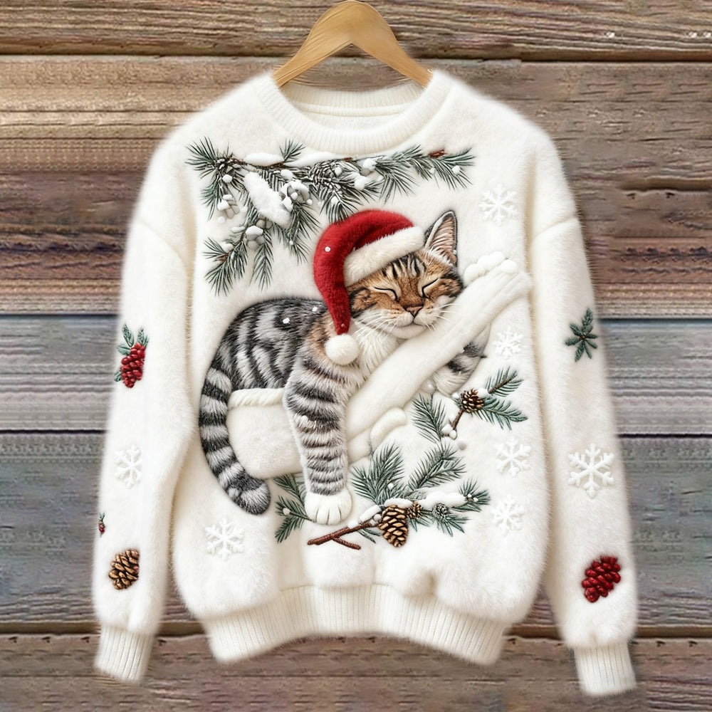 CozyCat Christmas Sweater – Lioria.pl
